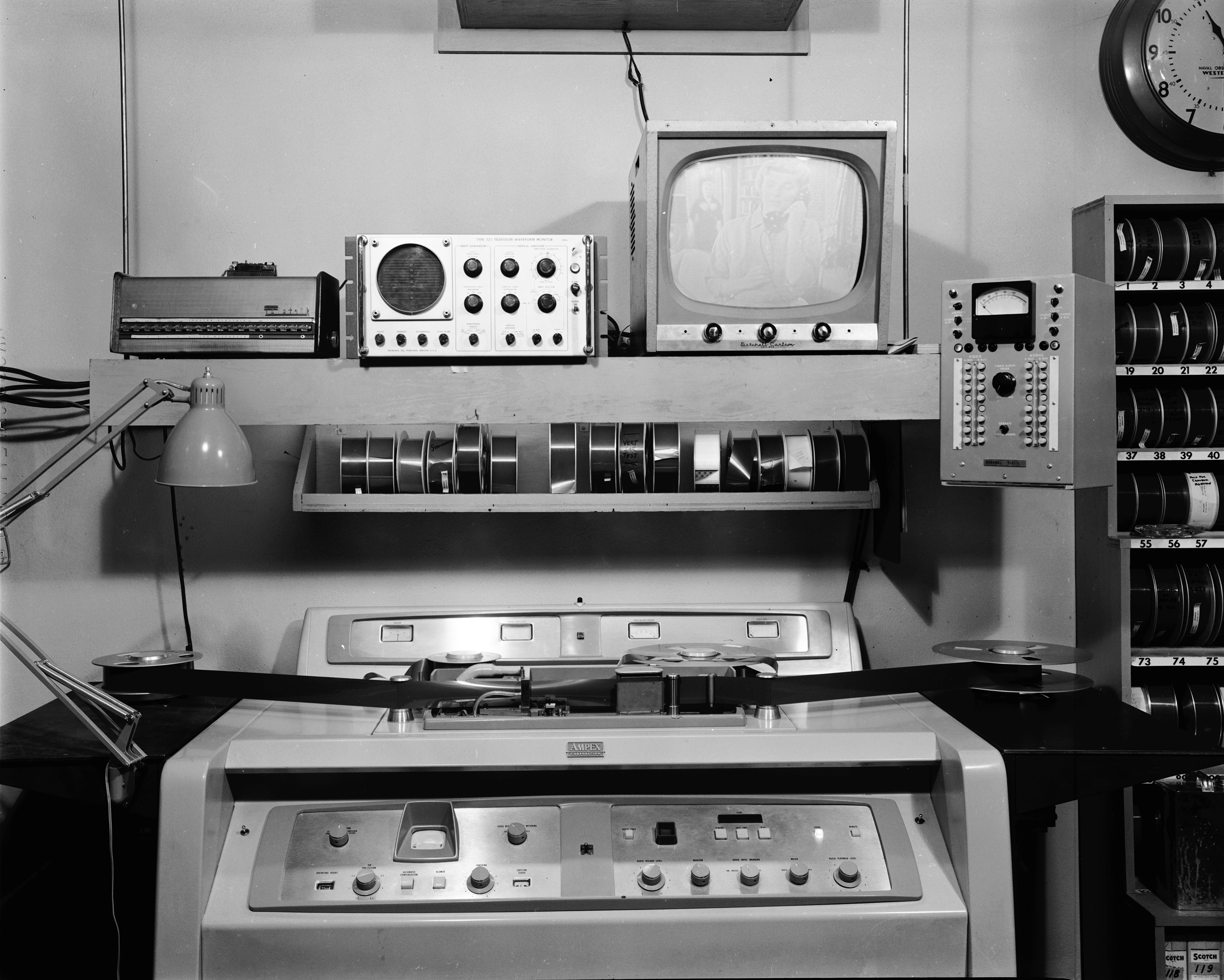 The First Videotape Machines at KRLD-TV
