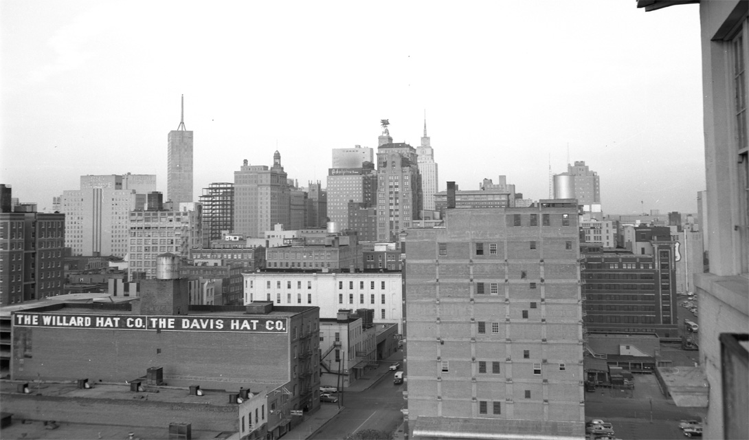 Downtown Dallas skyline photos from the 1960's