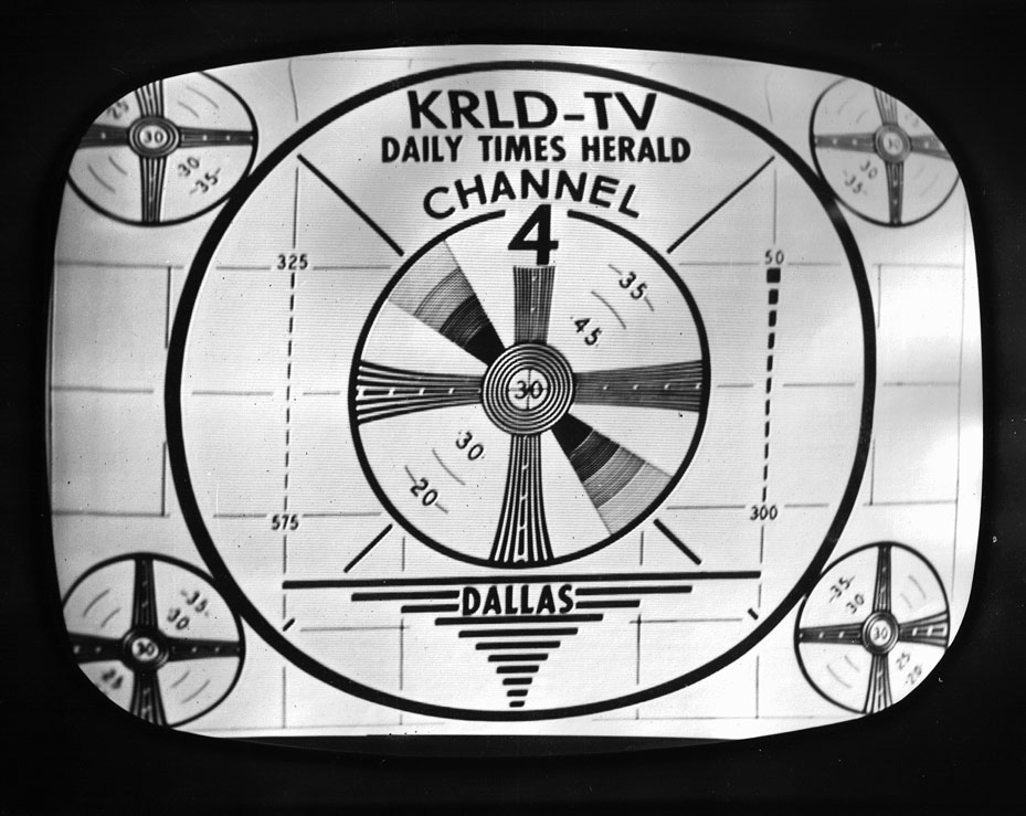 KRLD-TV Monoscope Test Pattern